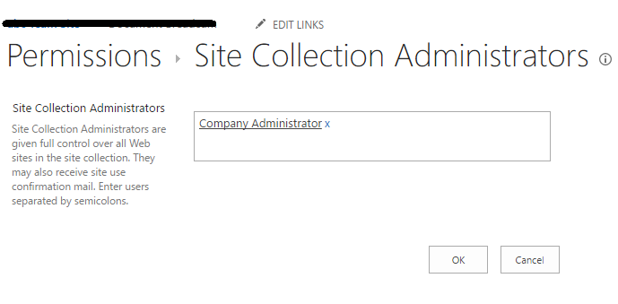 Sharepointsitecollectionadministrators Techbytes