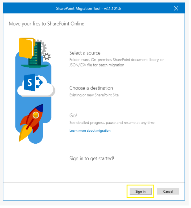 How to use the SharePoint Migration Tool