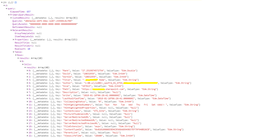 Sharepoint Online Search Using Rest Api With Query Text