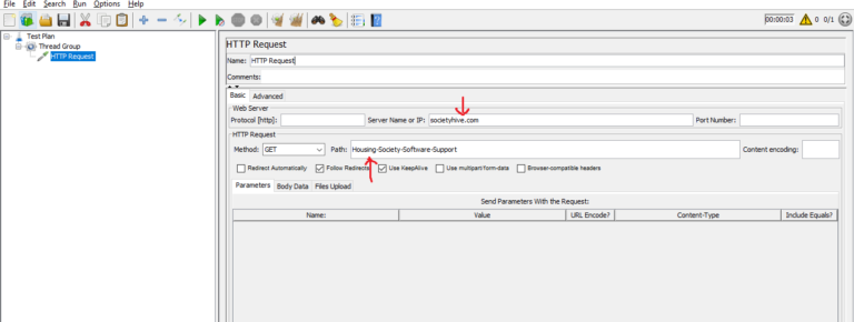Jmeter sample script