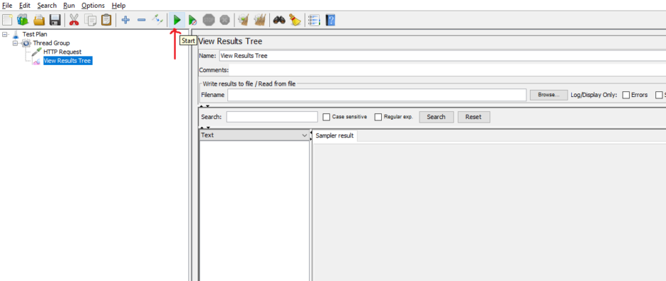 Jmeter sample script