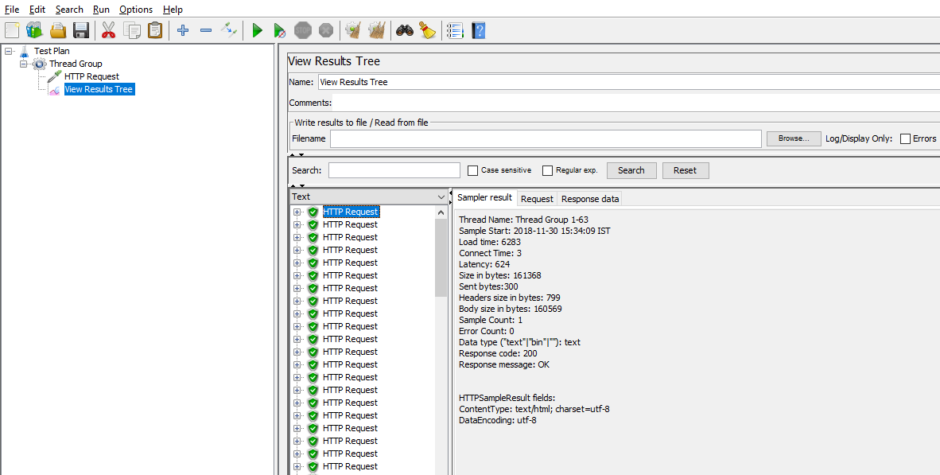 Jmeter sample script