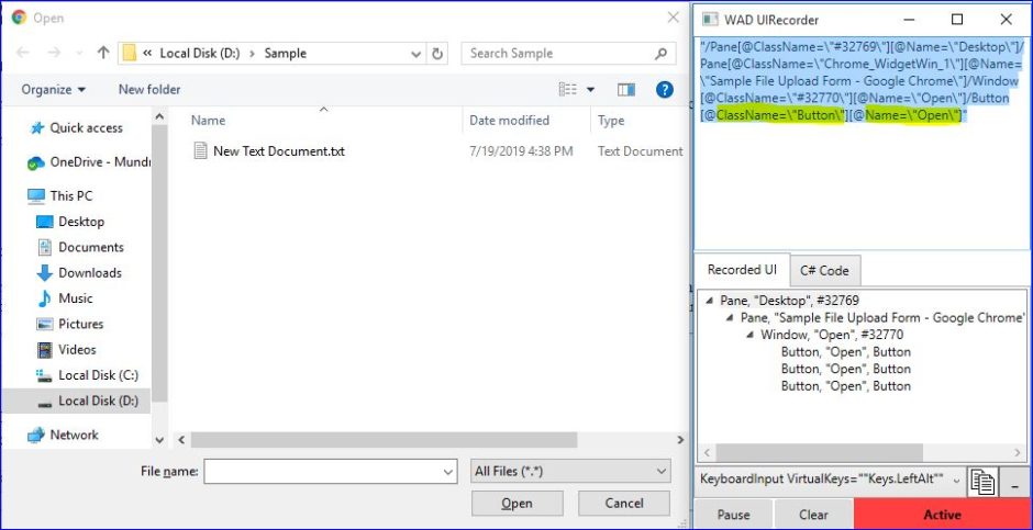 File Upload Using Windows Automation Tool And Selenium