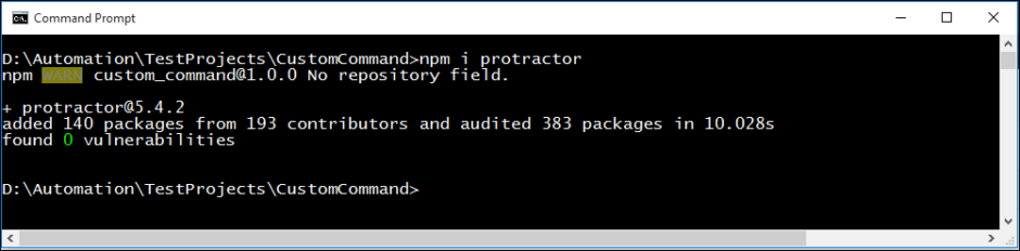 Install Protractor Techbytes
